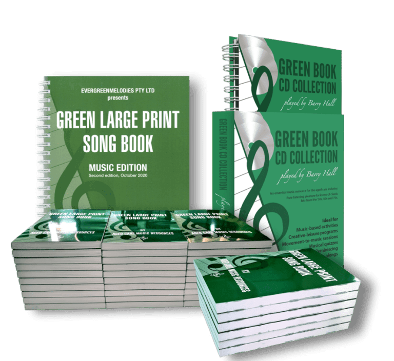 Green Song Books - Aged Care Music Resources