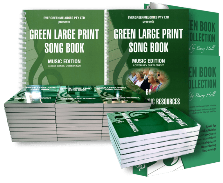 Green Song Books - Aged Care Music Resources