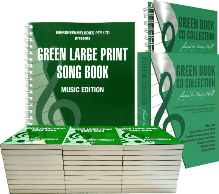 Green Song Books - Aged Care Music Resources