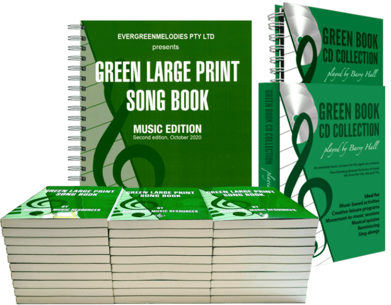 Green Song Books - Aged Care Music Resources