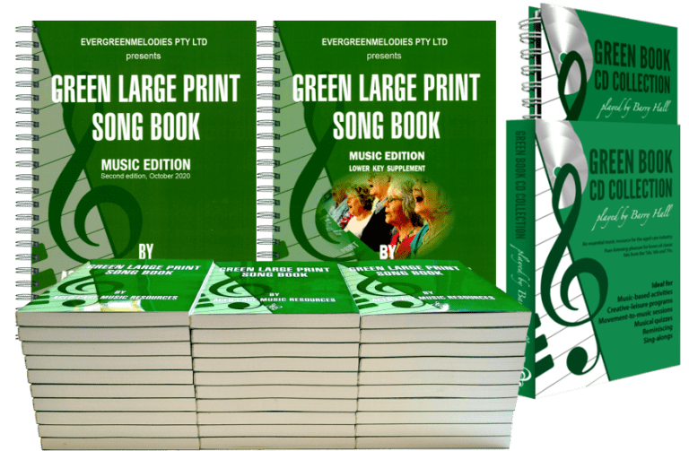 Green Song Books - Aged Care Music Resources